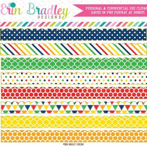 Clip Art Colorful Borders And Frames