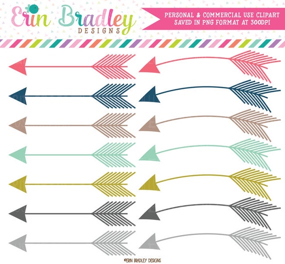 Arrow Clipart Digital Graphics Personal & Commercial Use Clip Art ...