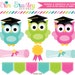 Graduation Clipart School Owls Graduation Clip Art Graphics With ...