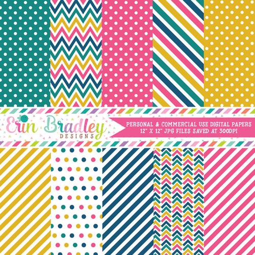 Mod Fall Digital Paper Pack Instant Download - Etsy