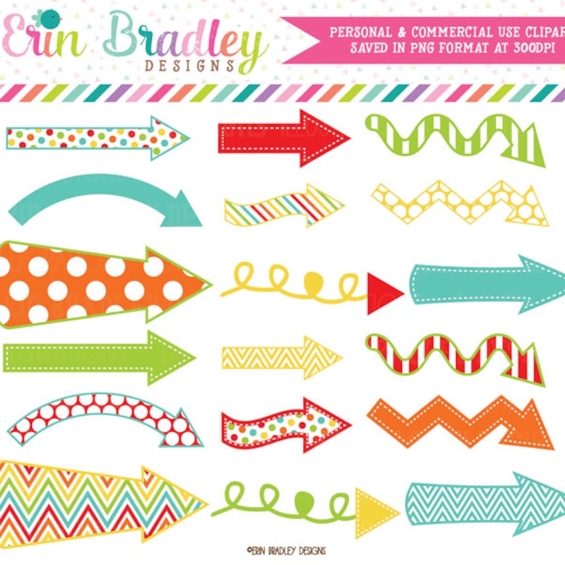 Arrow Clip Art - Etsy