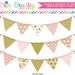 Colorful Pennant Banner Flags Clipart Commercial Use Clip Art - Etsy