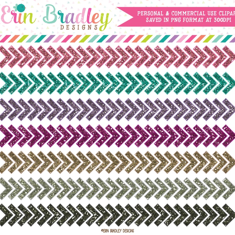 Chevron Borders - Etsy