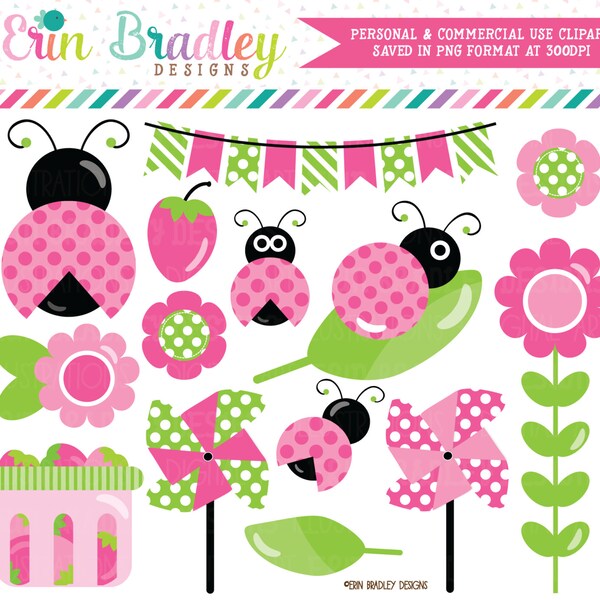 Ladybug Clip Art - Etsy