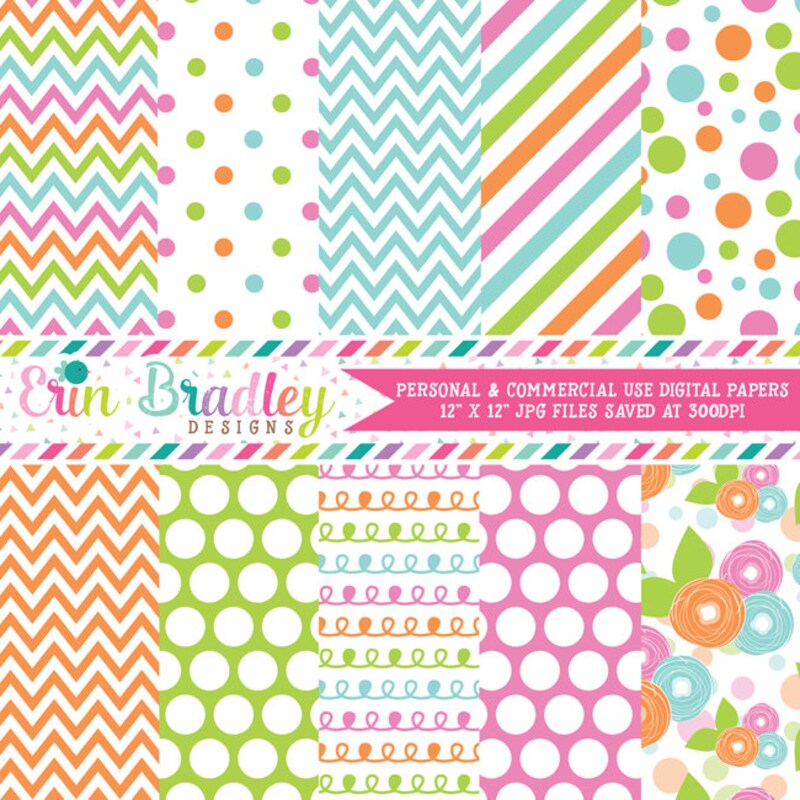 Green Pink Polka Dot - Etsy