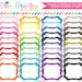 Colorful Clipart Ribbon Tags Instant Download Commercial Use - Etsy