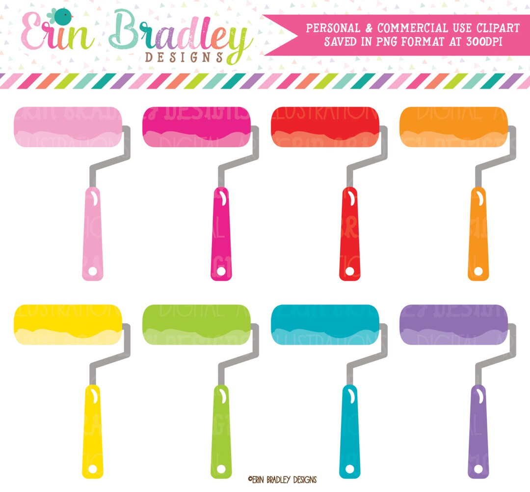 Paint Roller Clipart Graphics Painting House DIY Projects Clip Art ...