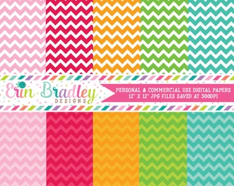 Digital Paper Pack Personal and Commercial Use Colorful | Etsy