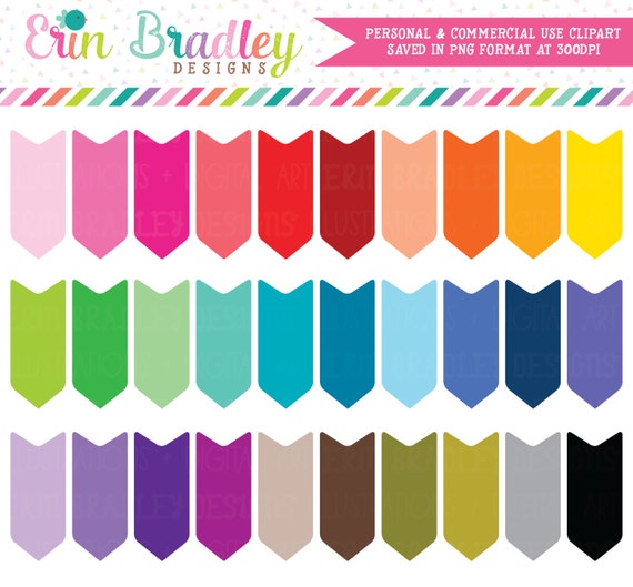 Tall Arrow Shapes Clipart Commercial Use Shape Clip Art Graphics by ...