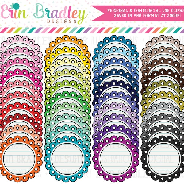 Scallop Circle Frame - Etsy