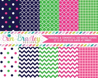 Preppy Papers - Etsy