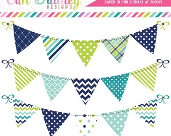 School Bunting Clipart Graphics Personal & Commercial Use Banner Flag ...