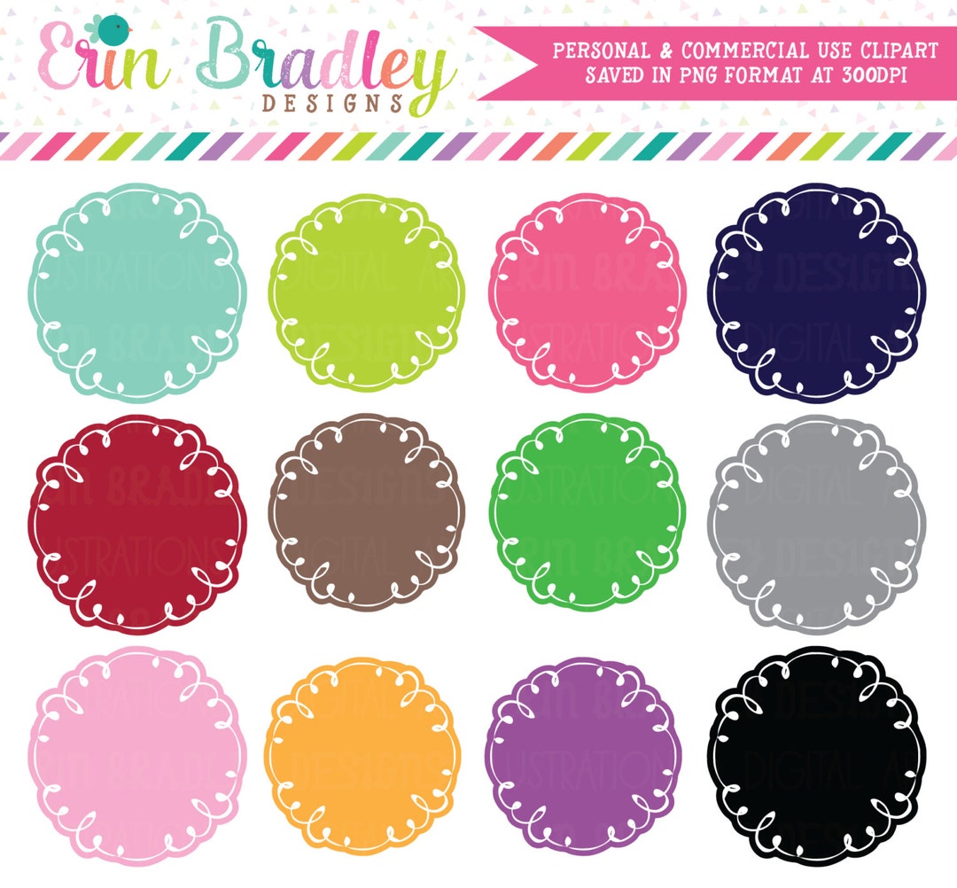 Frame Clipart Clip Art Personal & Commercial Use Digital Scrapbooking ...