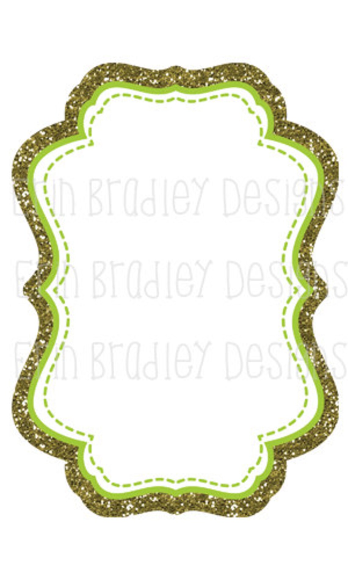 Gold Glitter Frames Commercial Use Background Clipart Instant - Etsy