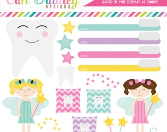 Tooth Fairy Clipart Instant Download Personal & Commercial Use - Etsy