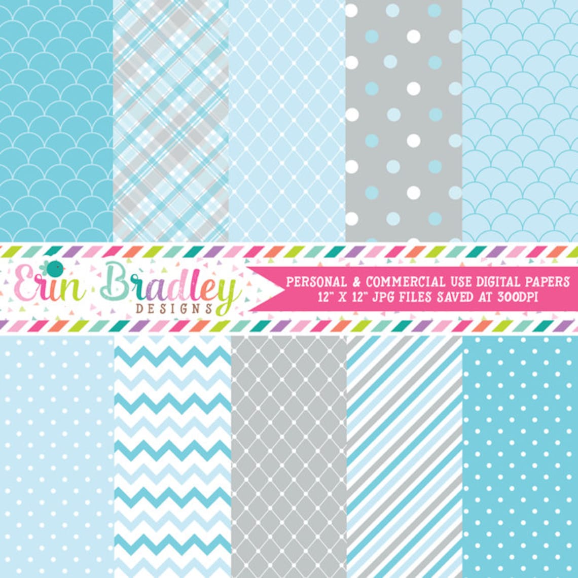 Digital Paper Pack Personal and Commercial Use Winter - Etsy