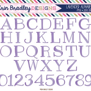 Alphabet Clipart Bundle Set Digital Scrapbooking Handrawn Alpha Clip ...