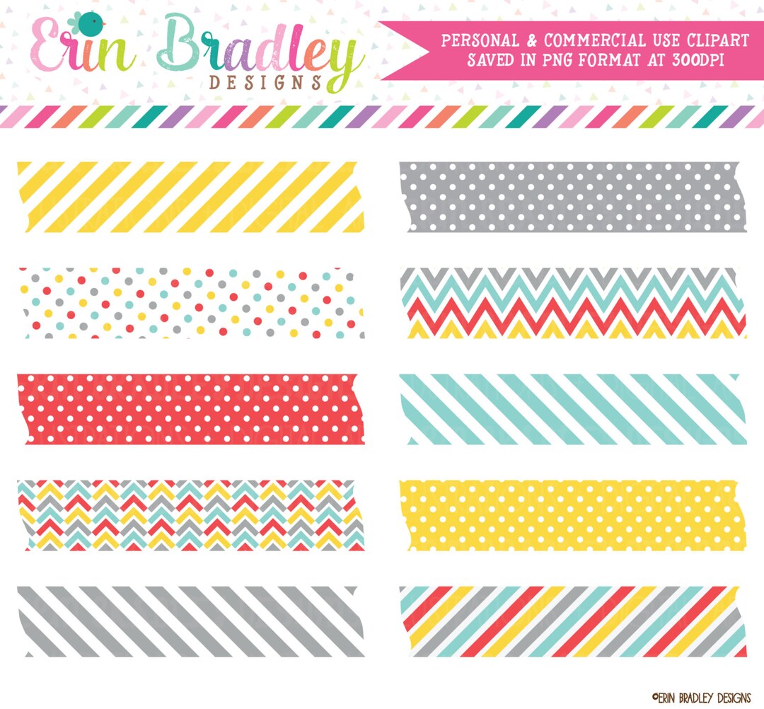 Instant Download Label Clipart Digital Clip Art Graphics in Red Blue ...