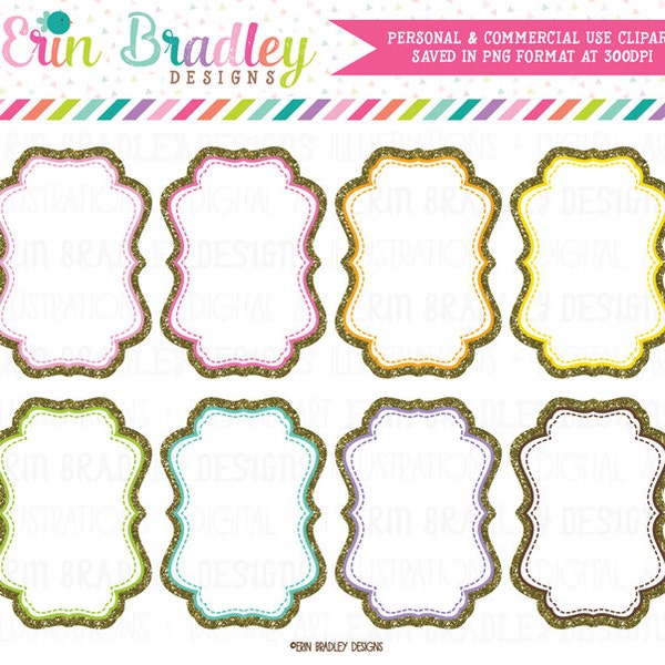 Glitter Frames - Etsy