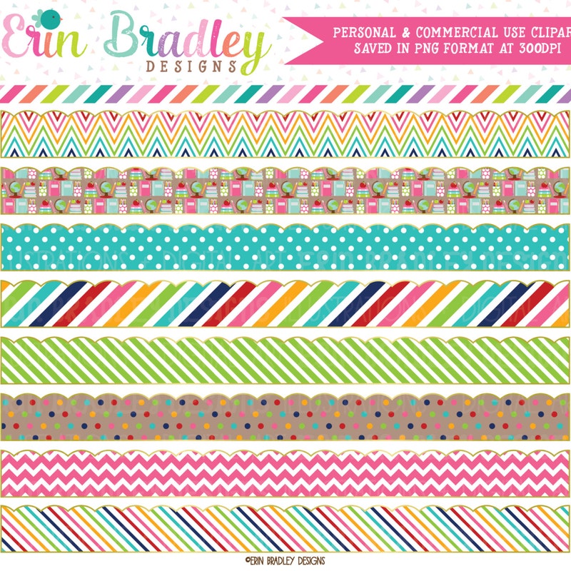 Chevron Borders - Etsy