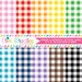 Buffalo Check Digital Paper Pack 40 Colors Instant | Etsy
