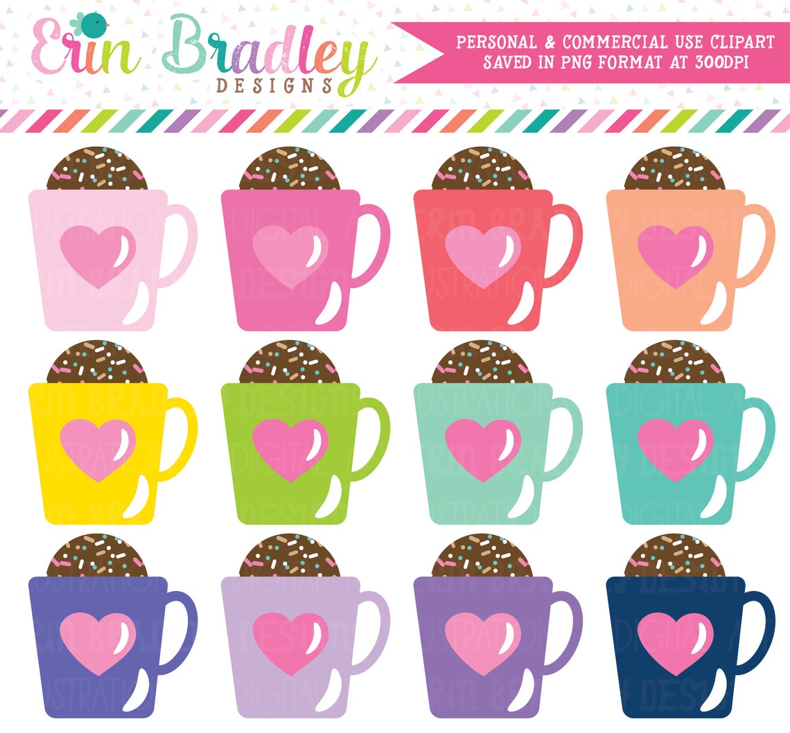 Hot Chocolate Bomb Clipart Hot Chocolate Clip Art Graphics - Etsy