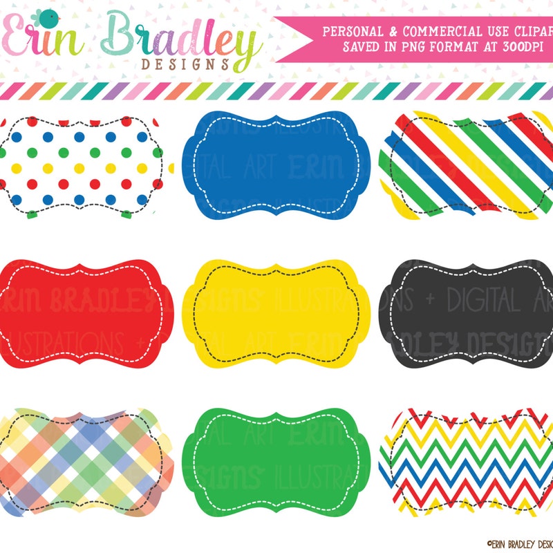 Polka Dot Labels - Etsy