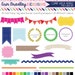 Mega Clipart Bundle Digital Clip Art Borders Bunting Frames - Etsy Canada