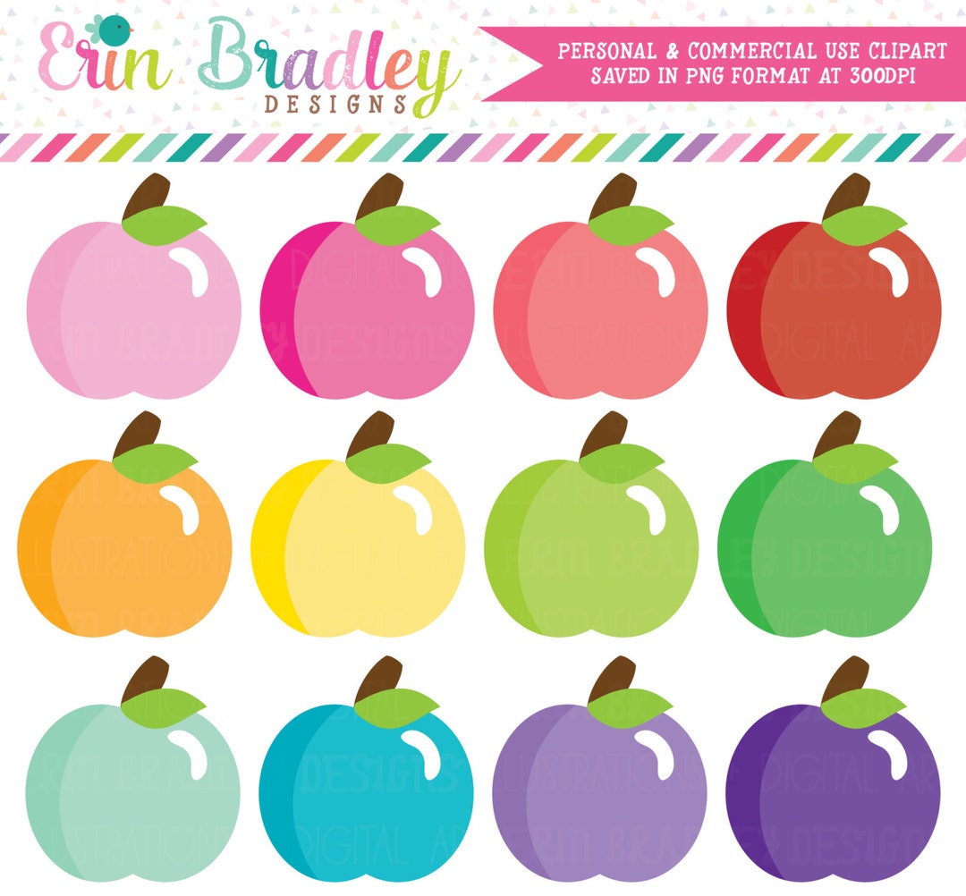 Apple Clipart, Teachers Clipart, School Clip Art, Food Clip Art ...