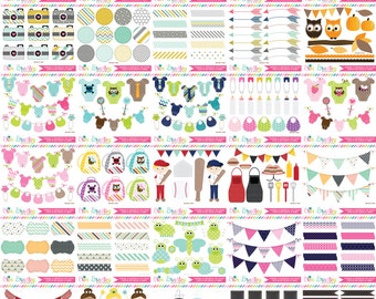 Clipart Bundle - 100 Sets Personal & Commercial Use Clip Art Graphics ...