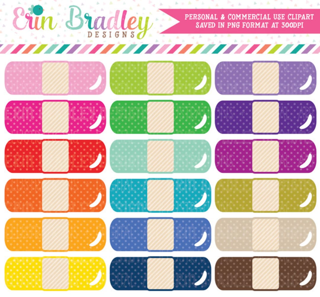 Bandage Clipart Graphics Medical or Doctor Clip Art Graphics Personal ...