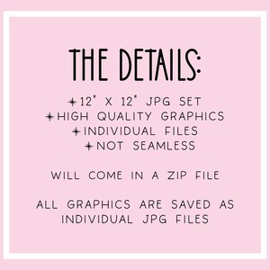 Hot Pink Lime Green and Orange Digital Paper Pack Commercial Use ...