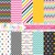 Puppy Love Digital Paper Pack Pink Aqua Blue Brown & Red Hearts and ...