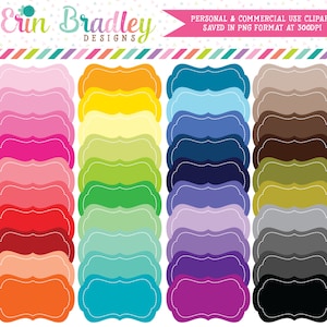 Bundle Digital Clipart Labels Instant Download Graphics Use as Frames ...