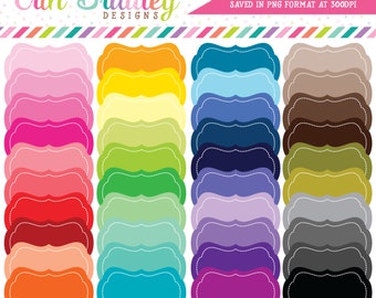 Digital Clipart Frames Commercial Use Clipart Label Graphics | Etsy