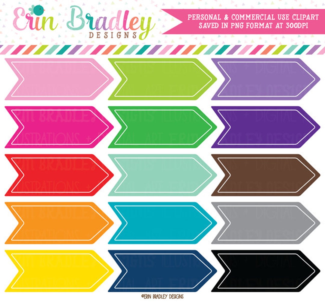 Shape Clipart, Planner Clip Art, Commercial Use Clip Art Graphics ...