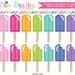 Summer Clipart Food Clip Art Graphics Ice Pops Personal & Commercial ...