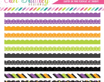 Halloween Borders Clipart, Digital Borders Clipart, Scrapbook Clipart ...