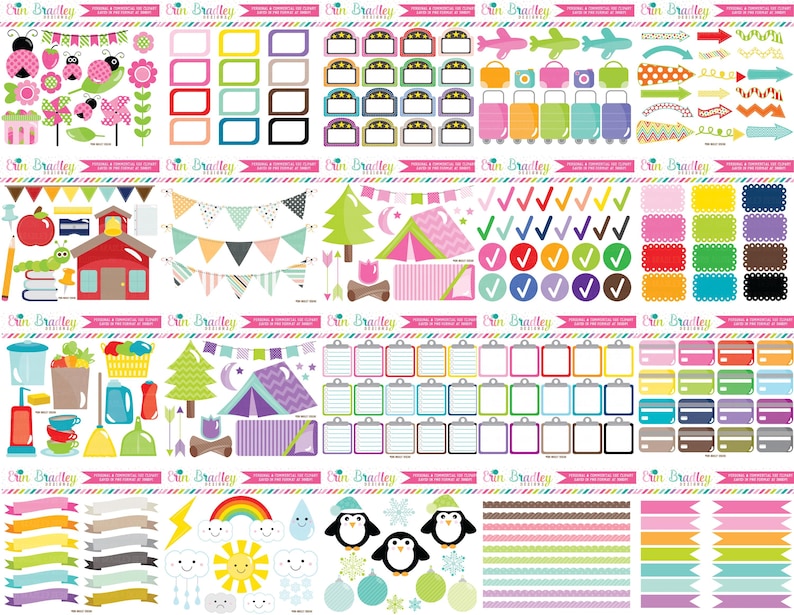 Ultimate Clipart Bundle | 13,000+ PNG Clip Art Graphics (digital ...