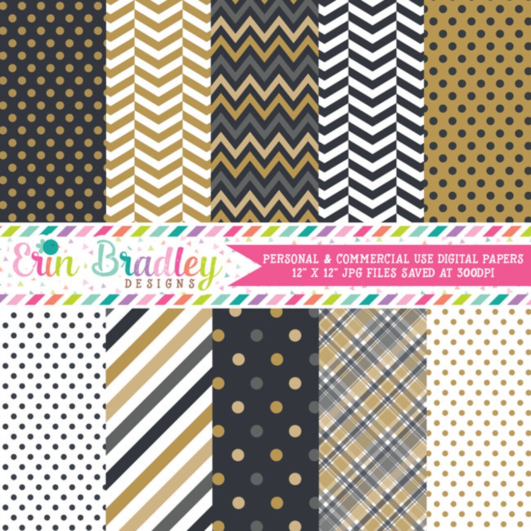 New Years Party Digital Paper Pack Personal & Commercial Use Digital ...