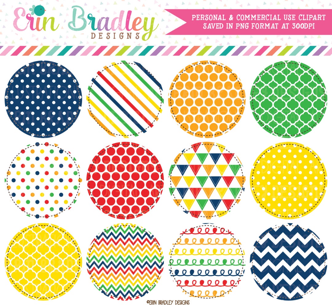 Primary Colors Clipart Circles Commercial Use Clip Art Graphics With ...