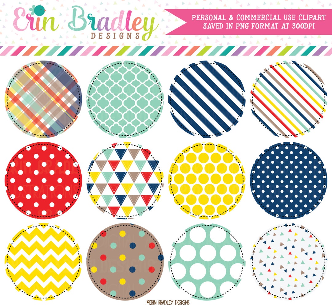 Craft Circles Clipart Graphics Personal and Commercial Use Clip Art ...