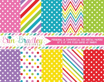 Polka Dots Stripes - Etsy