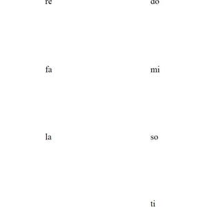 7 Shape Note Singing Flash Cards Sacred Harp - Hollow - Etsy