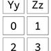 Alphabet and Numbers for Laminating Printable Flash Cards Easy Read ...