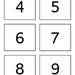 Alphabet and Numbers for Laminating Printable Flash Cards Easy Read ...