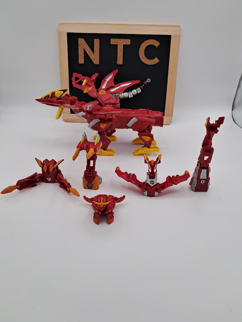 Bakugan Battle Brawlers Dragonoid Colossus COMPLETE SET Rare! - Etsy