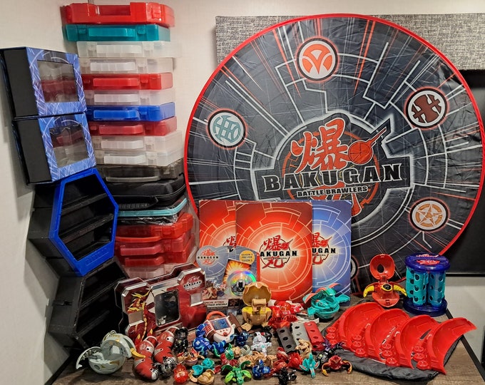 Bakugan Battle Brawlers Red Pyrus Reaper Action Figure Game Toy Spin ...