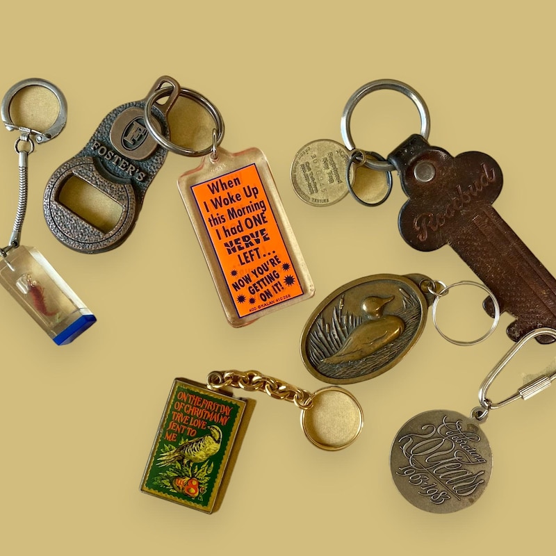 Vintage Keychain - Etsy