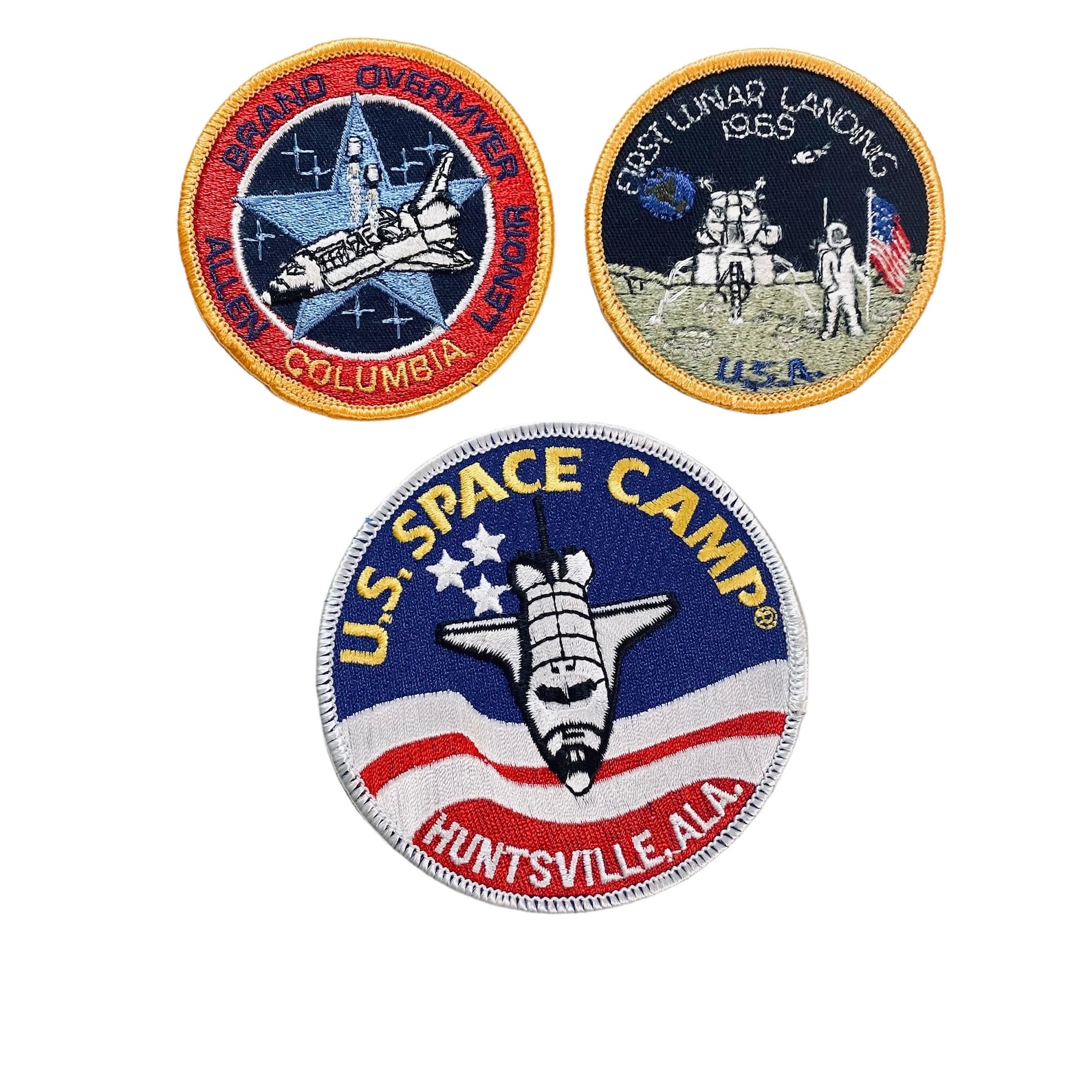 Choice NASA Embroidered Iron on Patch, Space Camp Huntsville AL Memorabilia Souvenir Space ...